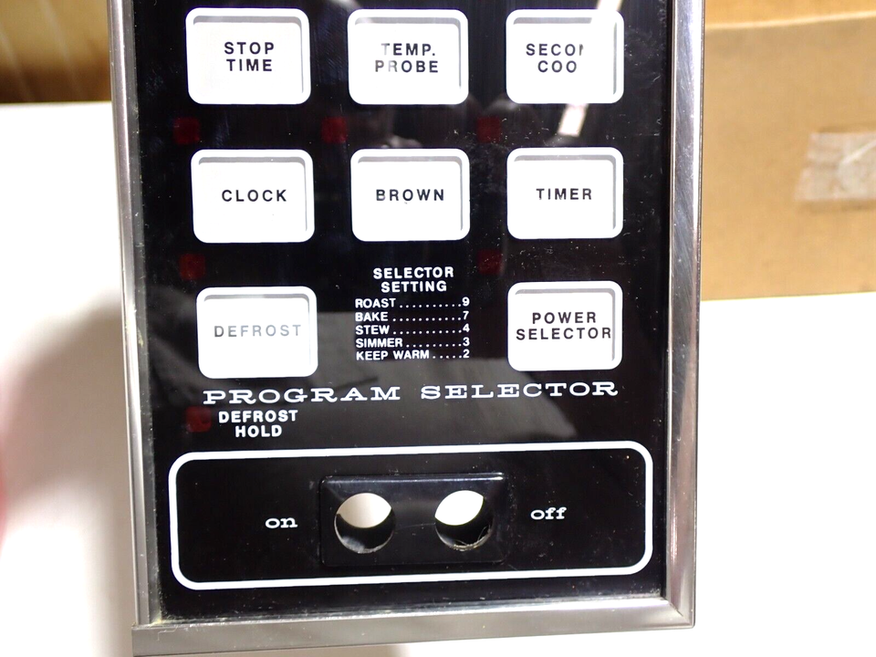 Jenn Air Oven 61-200 Control Panel Display Assembly NEW | eBay