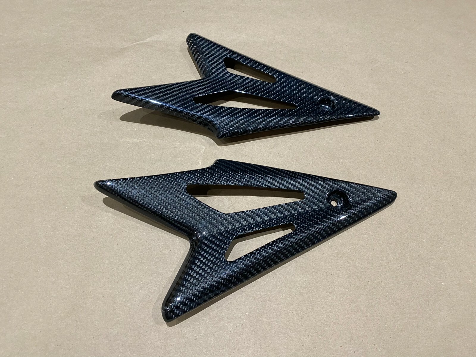 Carbon Fiber 2008-2010 Speed Triple Underseat Side Infill Cover Fairing ...