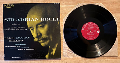 LP 33 RALPH VAUGHAN WILLIAMS SIR ADRIAN BOULT (NORFOLK RHAPSODY ...