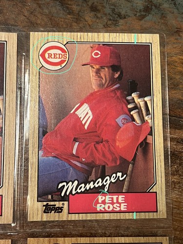 1987 Topps - #393 Pete Rose ERROR CARD (4 ERRORS) - See Pictures | eBay