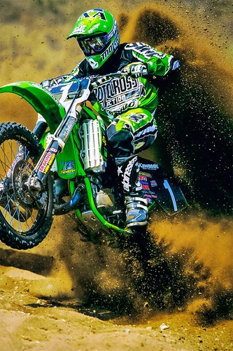 Ricky Carmichael Motorcycle Cross Country Wall Art Home Decor - POSTER ...