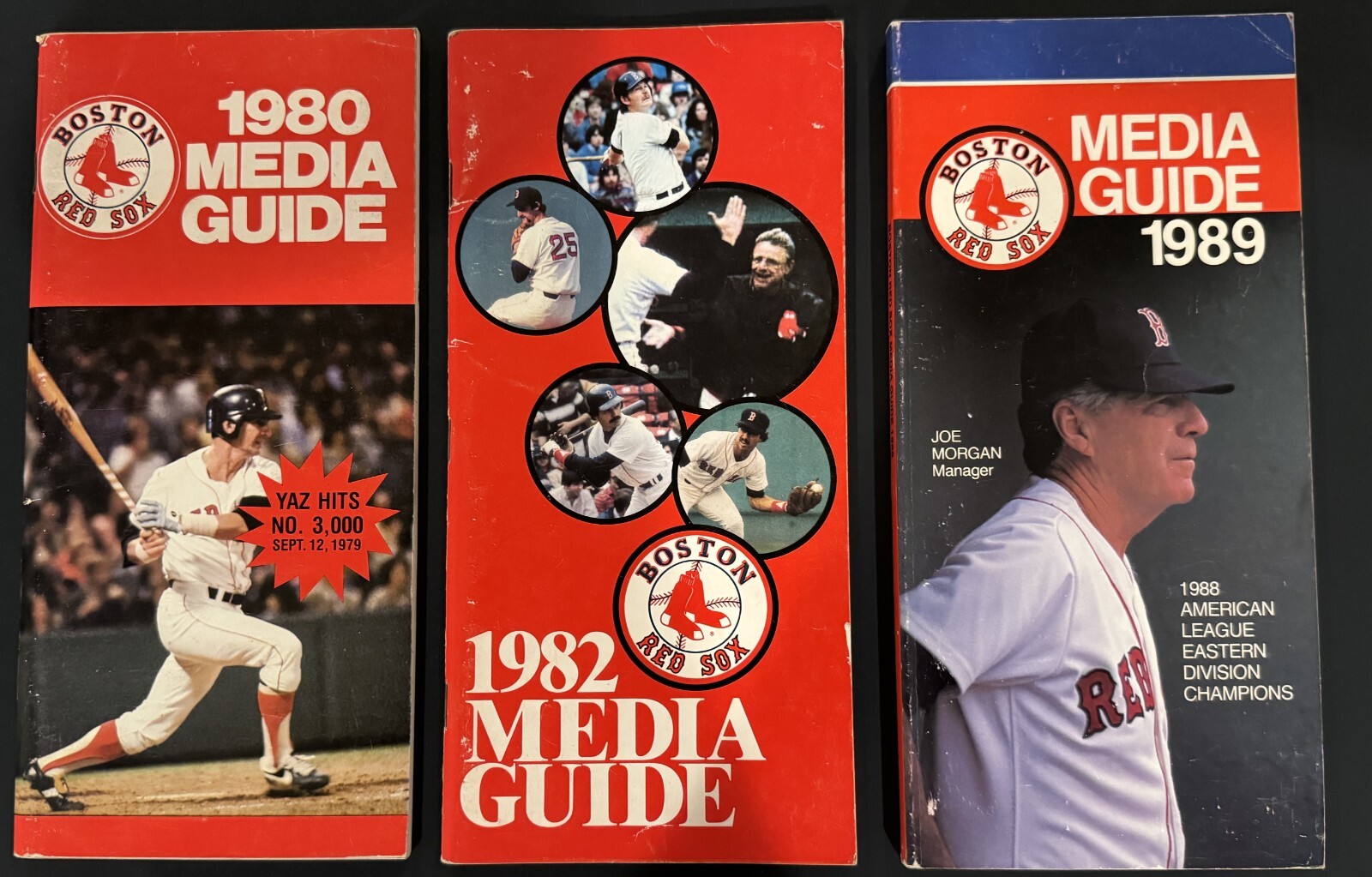 (3) Vintage Boston Red Sox Media Guides (1980, 82 & 89) | eBay