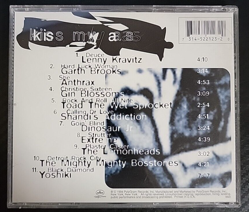 Kiss My Ass: Classic Kiss Regrooved by Various Artists (CD, Jun-1994 ...