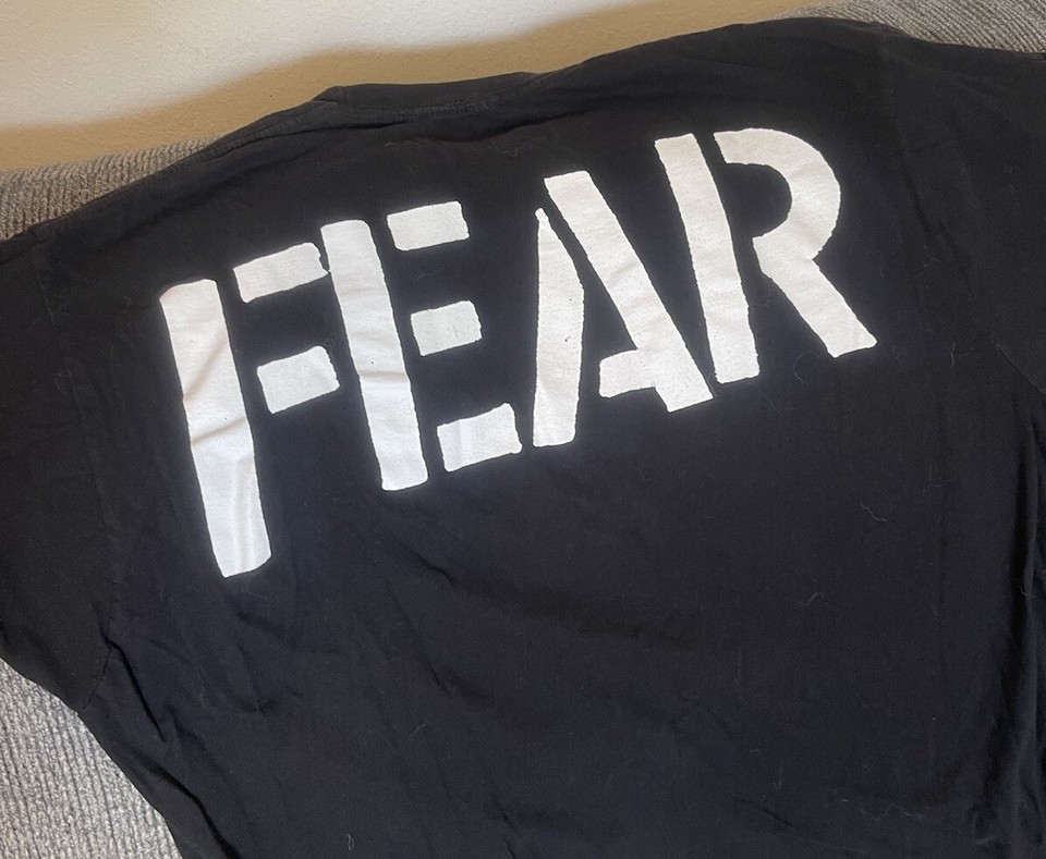 Fear Band Vintage T Shirt Punk Hardcore 70s/80s Lee Ving Los Angeles CA ...
