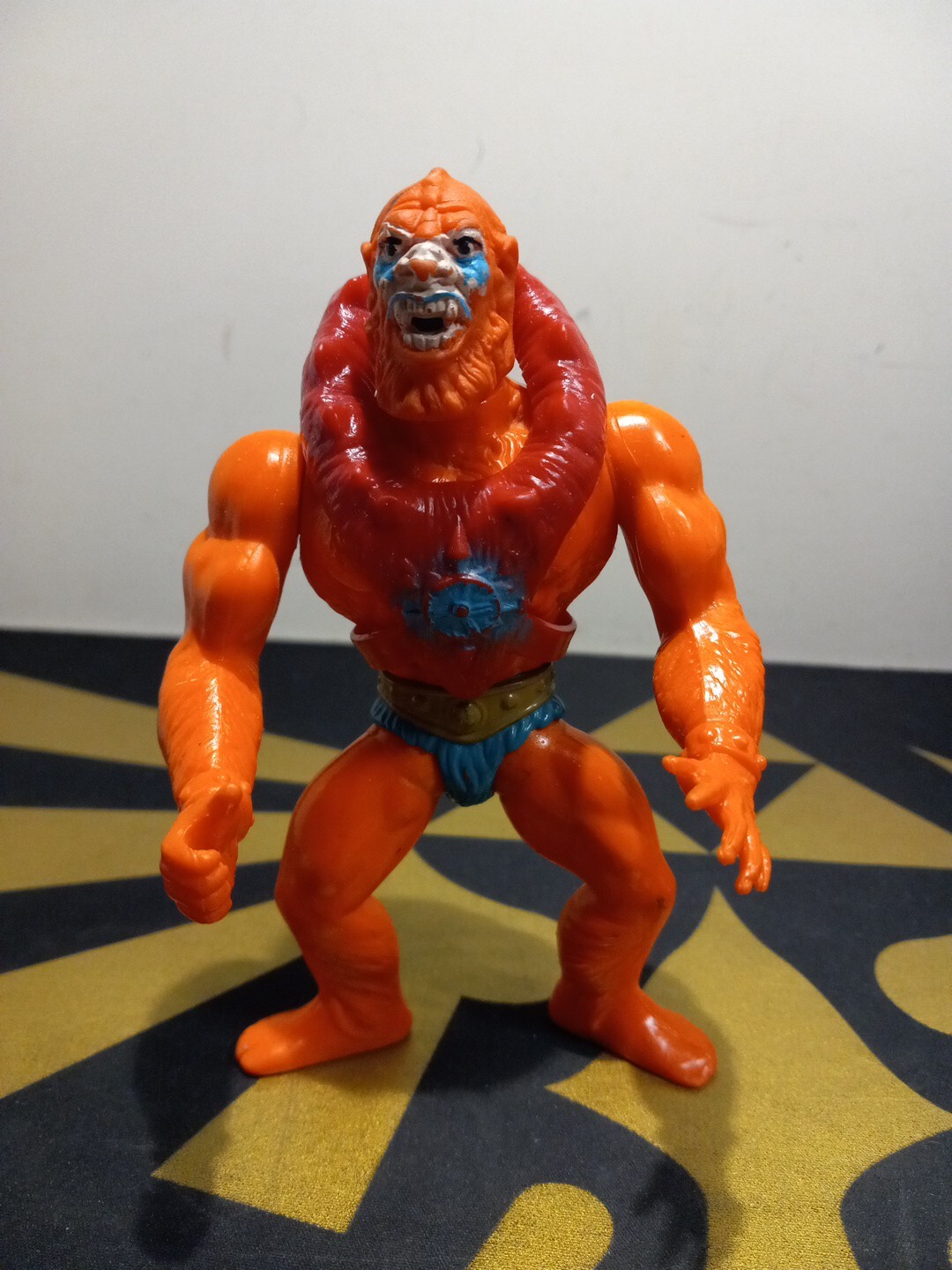 1982 Mattel Masters Of The Universe MOTU Beast Man Action Figure w ...