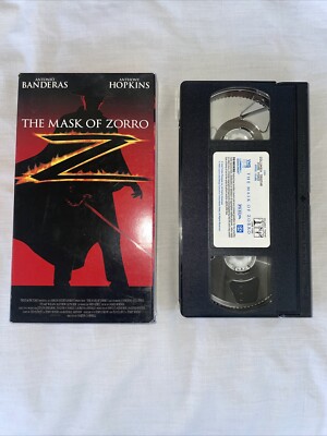 The Mask Of Zorro VHS | eBay