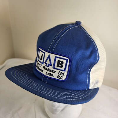JB Forest Products Hat Snapback Baseball Vintage 80s Cap Williams Lk ...