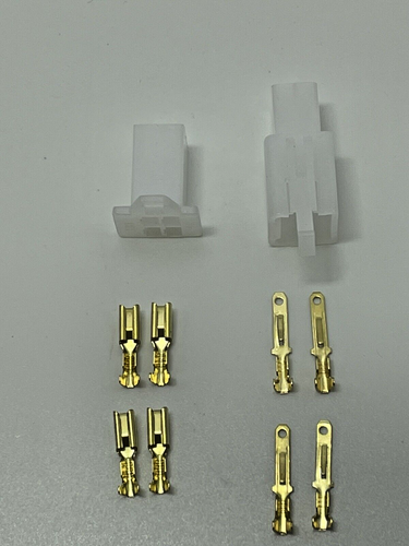 KTM HEADLIGHT PLUG CONNECTOR SOCKETS BRASS CONNECTORS WIRING LOOM ...