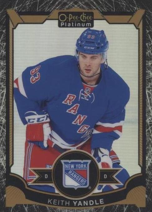 2015-16 O-Pee-Chee Platinum - Keith Yandle #28 Black Ice /99 for sale ...
