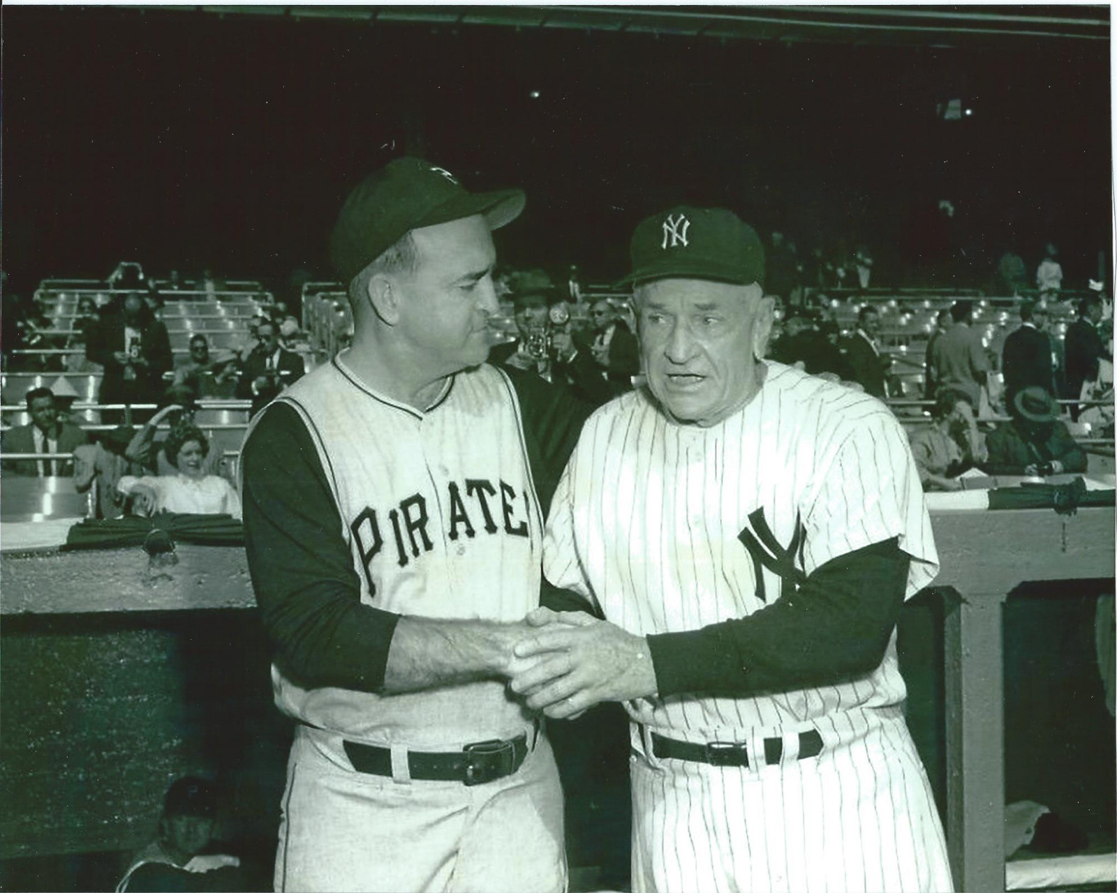 DANNY MURTAUGH/CASEY STENGEL GAME 7 1960 WORLD SERIES 10/13/60 FORBES ...