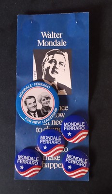 Vintage Mondale Ferraro Campaign Memorabilia | eBay