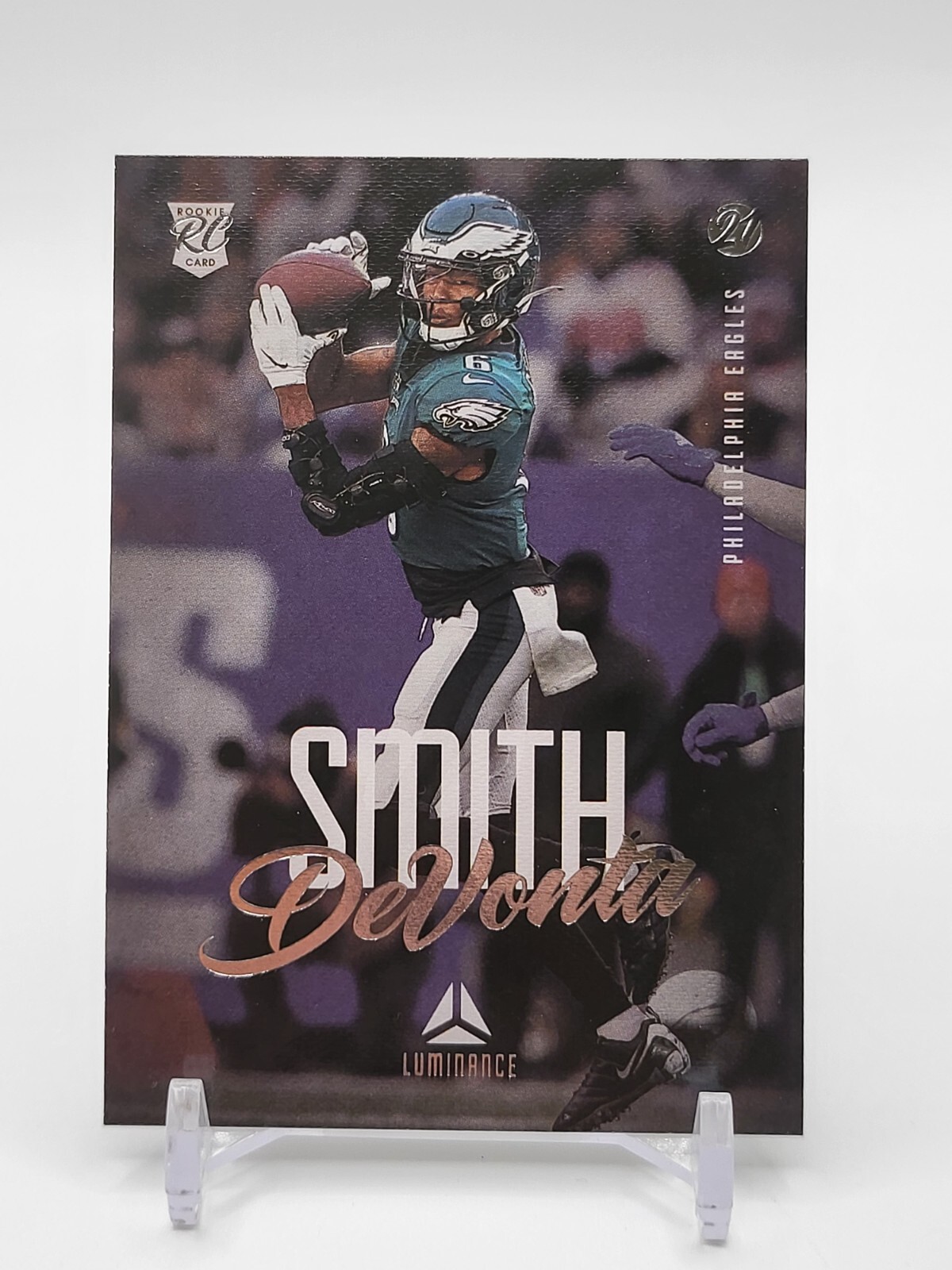 Devonta Smith ROOKIE CARD 2021 Panini Chronicles Luminance #211 Eagles ...