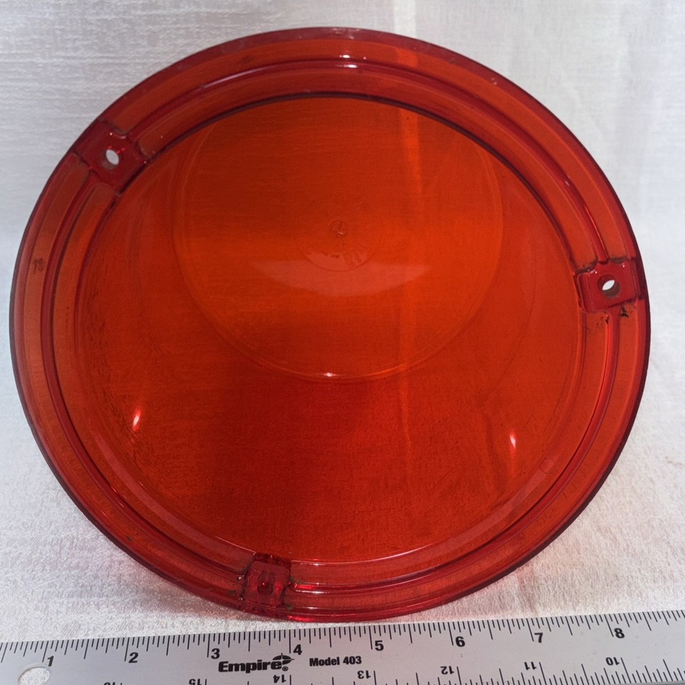 NEW OLD STOCK W/O BOX Signal-Stat Red 376 Lens Beacon Cover | eBay