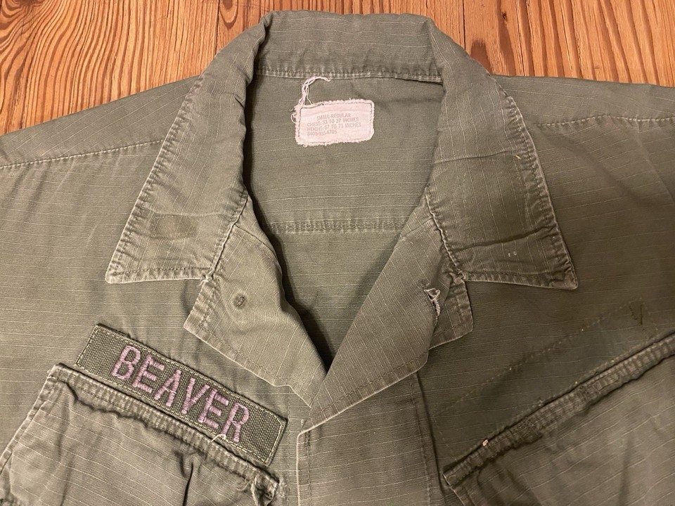 Vietnam War US Army OG-107 3rd Pattern Jungle Fatigue Jacket | eBay