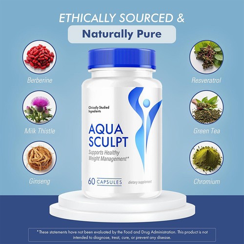 Aqua Sculpt Pills AquaSculpt Capsules Weight Management (60 Capsules ...