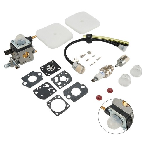 Carburettor Kit For 2-stroke Mantis 7222 For Tiller C1U-K54A Spare ...