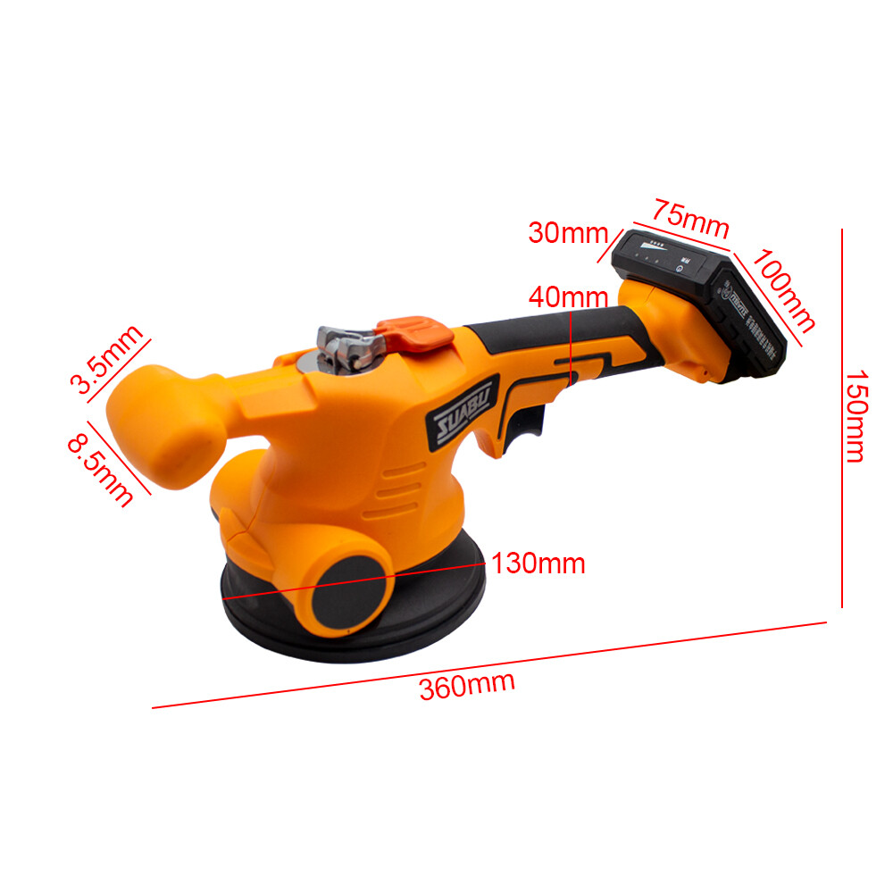 Electric Wireless Tile Tiler Vibrator Leveling Machine Tile Floor ...