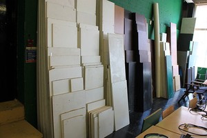 OVER 200 CONTI BOARD PIECES VARIOUS SIZES WHITE, Mahogany ,black CLEAR ...
