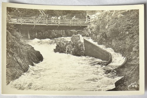Ketchikan Creek Falls Fish Ladder Alaska AK RPPC Real Photo Postcard | eBay