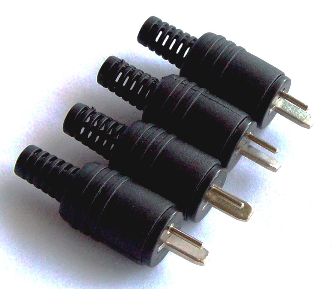 Made in Germany 2-Pin Din Speaker Plugs HiFi Connector Screw Type B&O ...