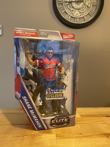 WWE Elite Shane McMahon Wrestling Figure KOTR Ringside Exclusive Signed ...