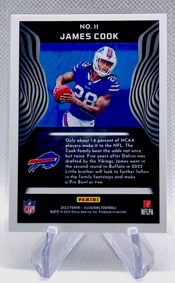 2022 Panini Illusions James Cook Rookie Card #11 - Buffalo Bills | eBay