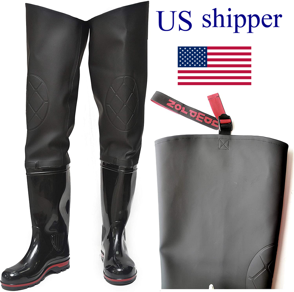 Hip Wader with Boots for Fishing, Hunting, Farming, Gardening, Washing ...