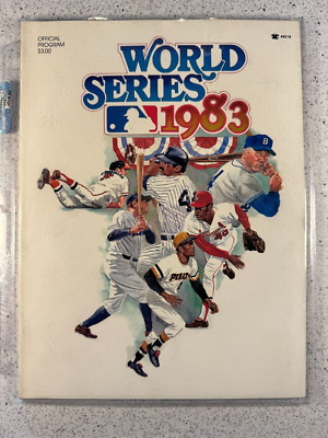 1983 MLB Baseball World Series Official Program (no Team listed) EX-NM ...
