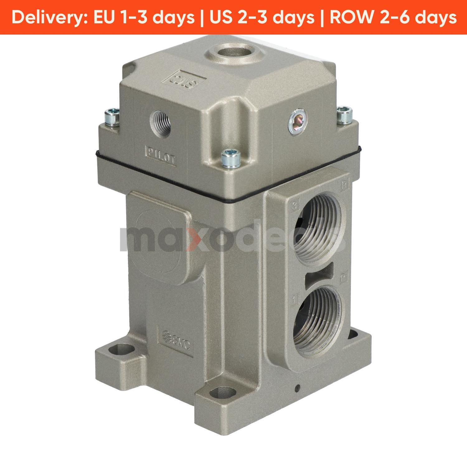 SMC VSA series VSA3145-06 3-Way 3/4" Air-Operated Pneumatic Control ...