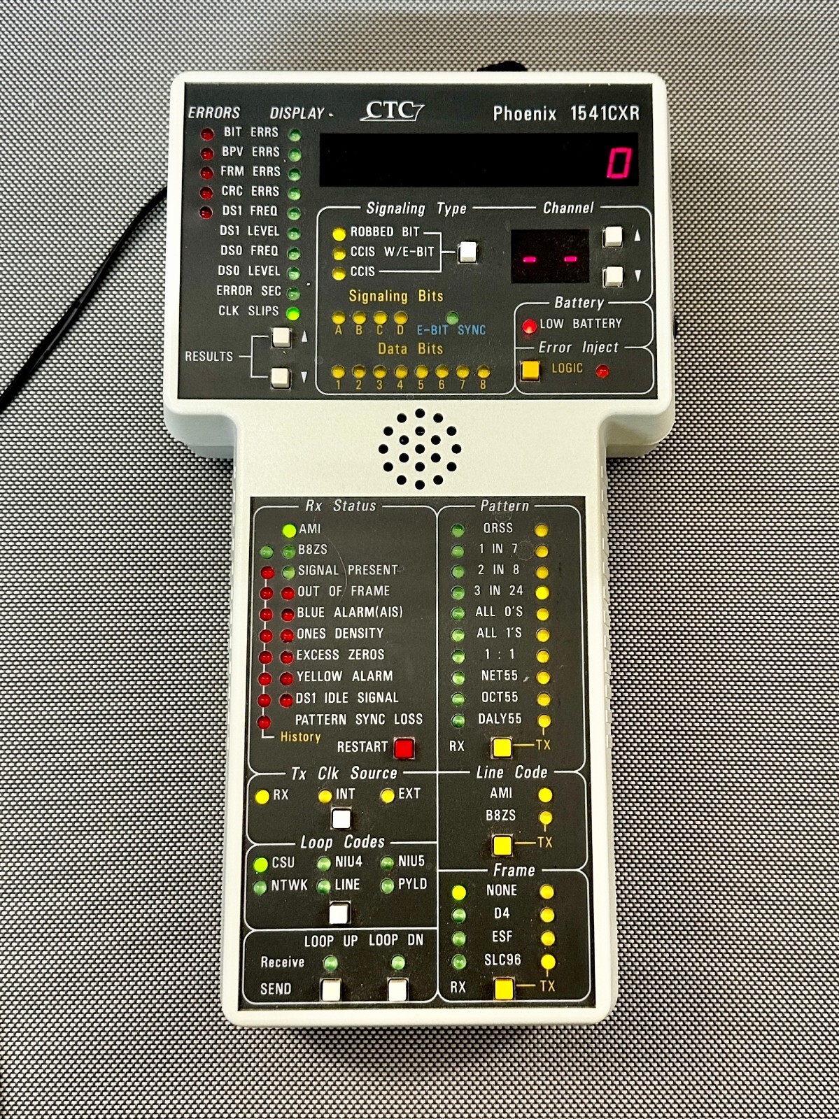 CTC 1541CXR Model P1541CXR Handheld T1 Test Set w/ carrying case *Ot 44 ...