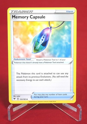 Pokemon Trainer Memory Capsule Card 2020 155/185 Mint | eBay