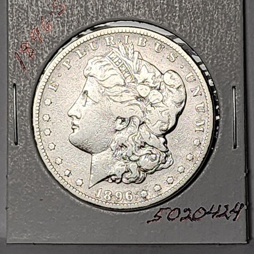 1896-S MORGAN SILVER DOLLAR #512018-58Y FROSTY 5020424-40W | eBay