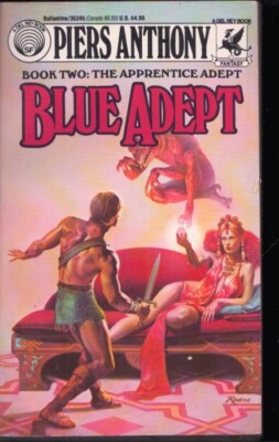 Blue Adept; The Apprentice Adept, Book 2 by Piers Anthony Near Fine! | eBay