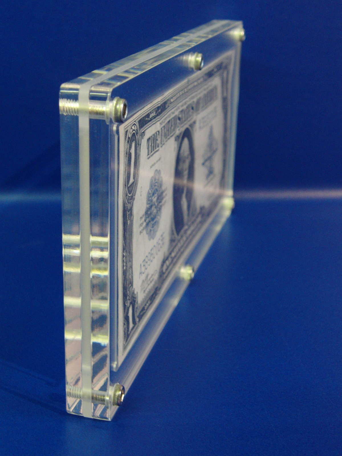 Acrylic Silver Certificate Note Large Frame Money Holder Currency ...
