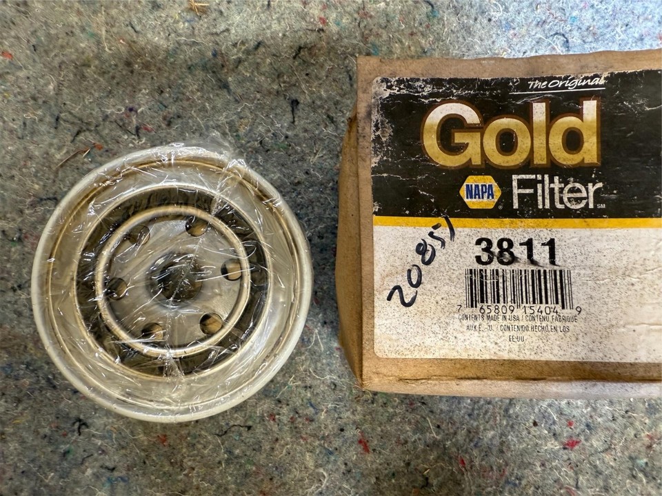 New NOS OEM NAPA Gold Fuel Filter 3811 | eBay