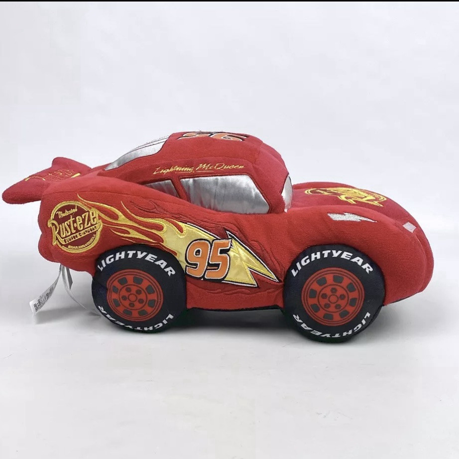 Disney Store Pixar Cars-Lightning Mcqueen Car Stuffed Pillow 13" Plush ...