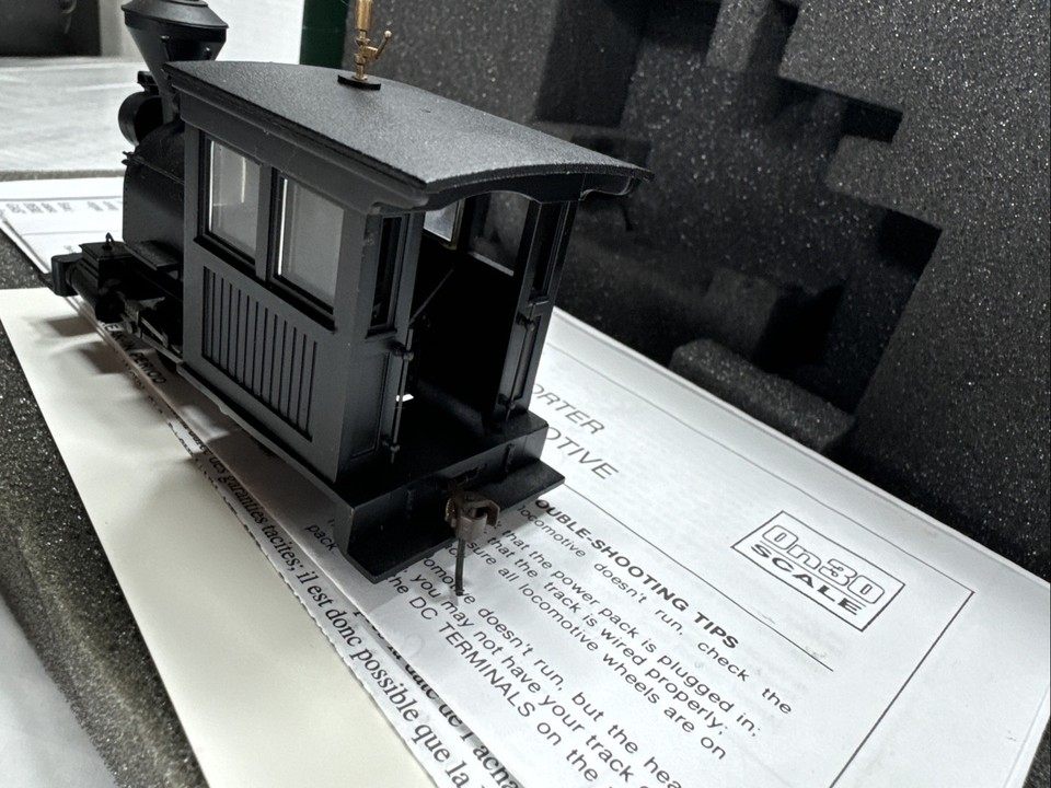 Bachmann Spectrum On30 Scale 0-4-0 Unlettered Porter Steam Locomotive ...