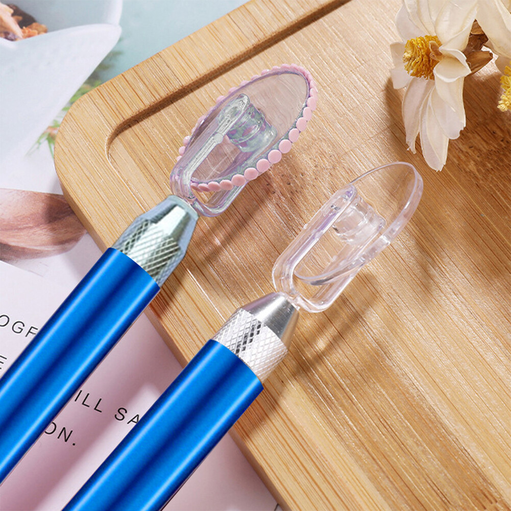 DIY Diamond Painting Pen Include Double-sided Tape Contact Roller (Blue ...