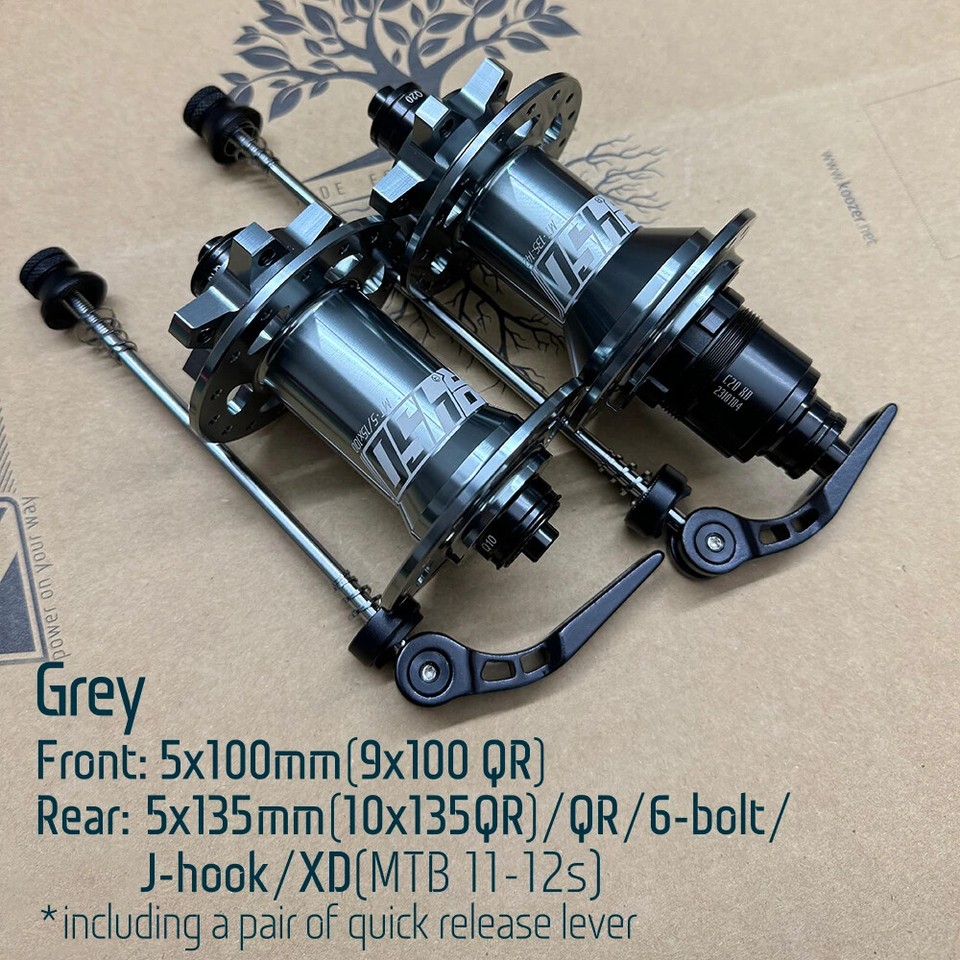 28 32 36 Holes Mountain Bike Hub Steel Axle 15x100mm 12x142mm QR 5x100 ...