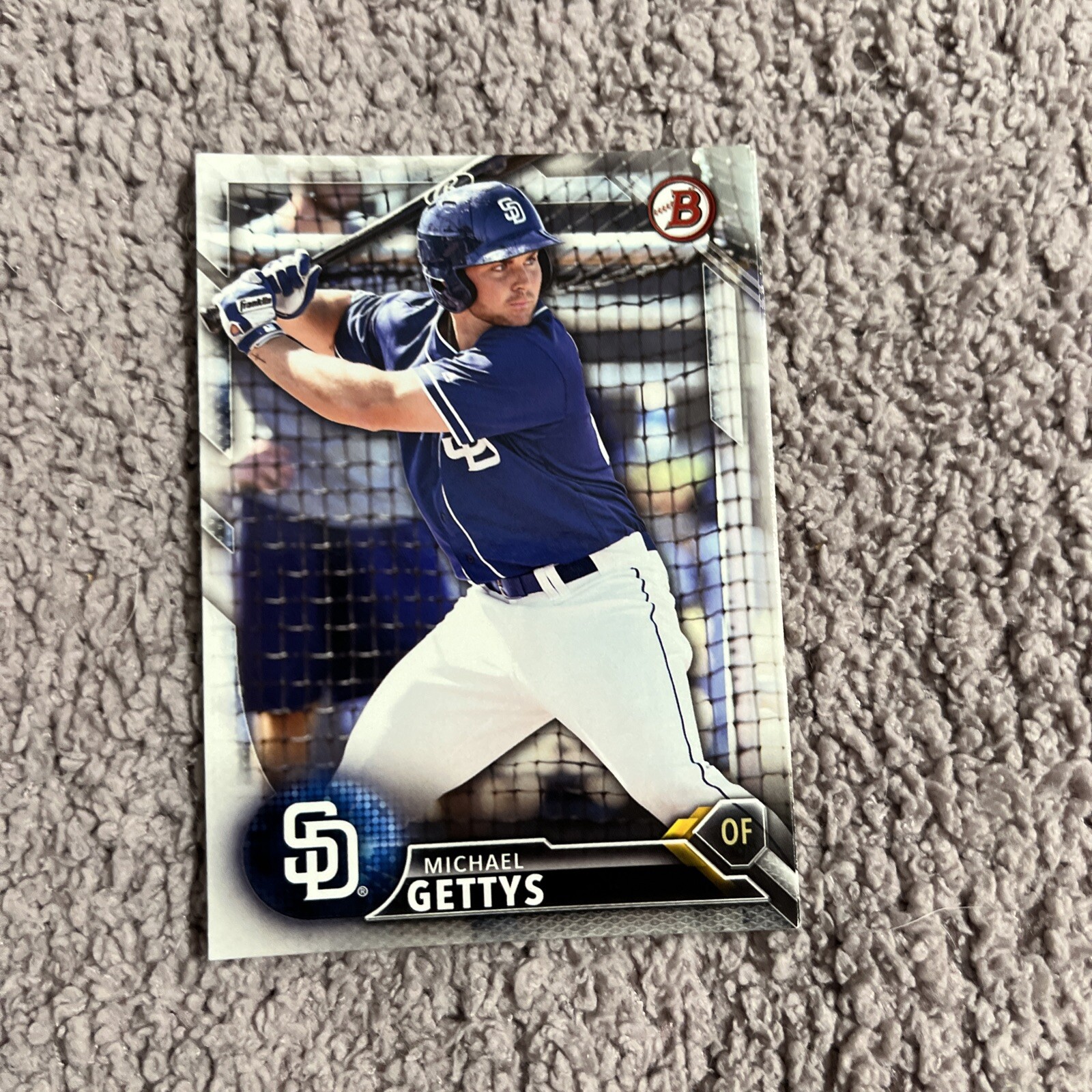 2016 Bowman Draft #BD-185 MICHAEL GETTYS San Diego Padres | eBay