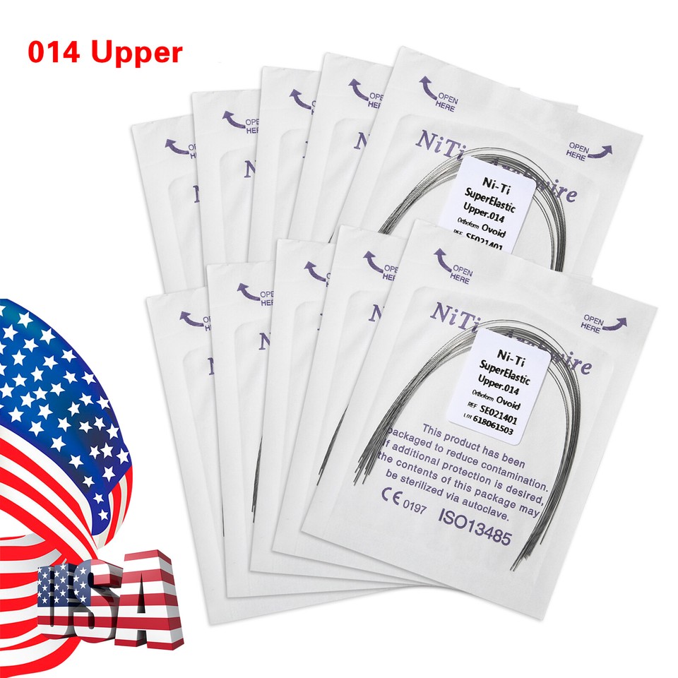 Dental Super Elastic Niti Round Arch Wires Archwire for Bracket Brace ...