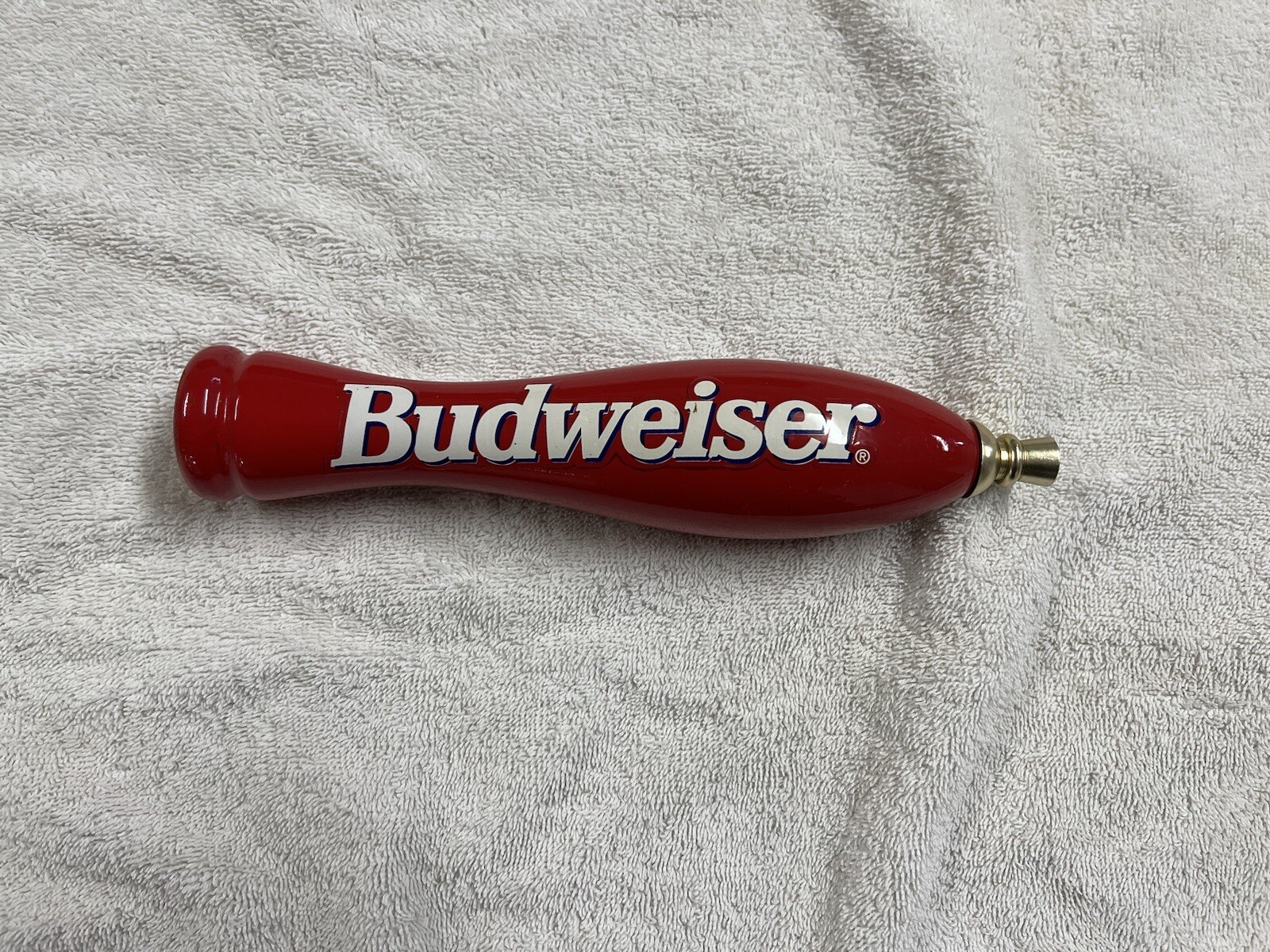 *VINTAGE* BUDWEISER BAR BEER TAP HANDLE - WOODEN BEER TAP “BEER TAP” 12 ...