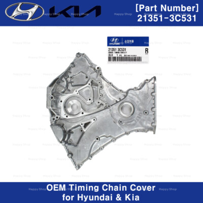 OEM 213513C531 = 213513C530 Timing Chain Cover for Hyundai Azera Kia ...