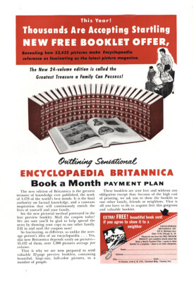 1954 Encyclopaedia Britannica: Book a Month Vintage Print Ad | eBay