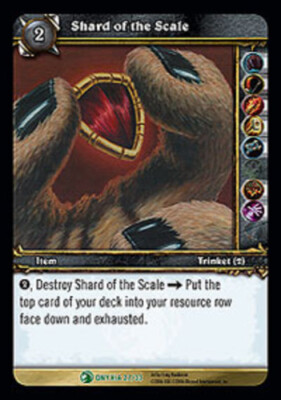 1x Shard of the Scale - Foil - Uncommon Near Mint Onyxia's Lair | eBay
