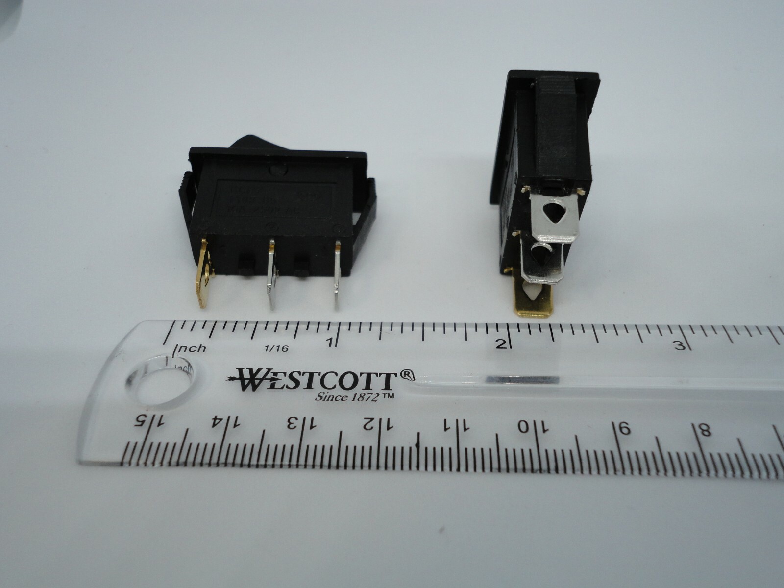 2 Pcs Pack Lot KCD3 T105 85 16A 250V AC F 19 LED Power Button Rocker ...