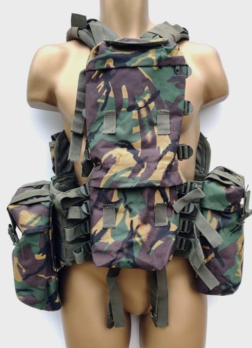 BackPack Tactical Load Bearing Jacket DPM Camo Army Military Vest ...