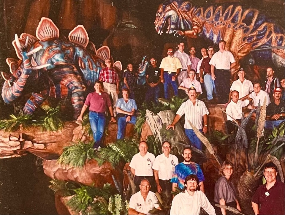 EXXON 1982 EPCOT - UNIVERSE OF ENERGY DINOSAURS Disney World PHOTO ...