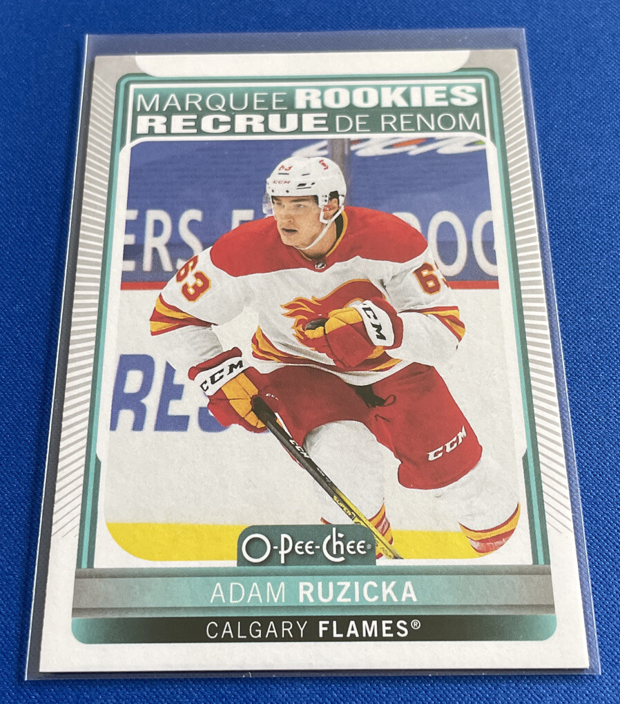 2021-22 O-Pee-Chee Update Marquee Rookies #650 Adam Ruzicka RC Calgary ...