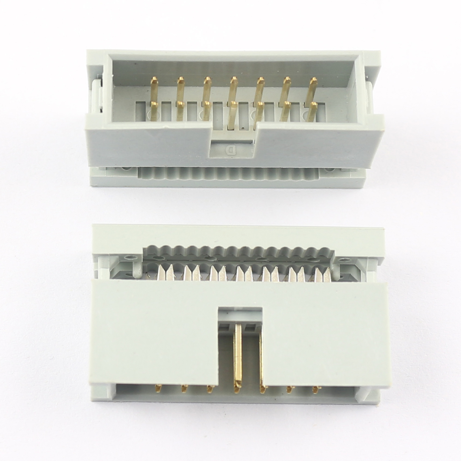 5Pcs 2.54mm Pitch 2x7 Pin 14 Pin Male Straight IDC Box Header Cable ...